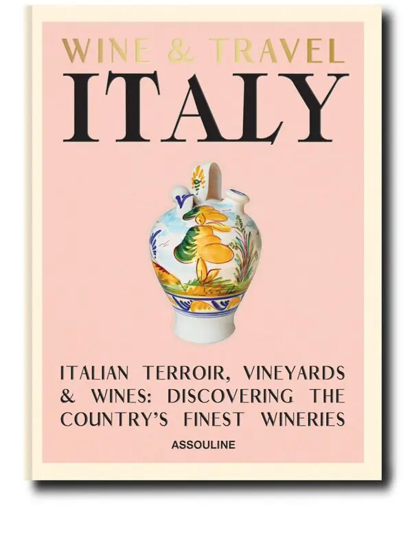 Assouline Wine & Travel Italy Enrico Bernardo Hardcover Book - Pink