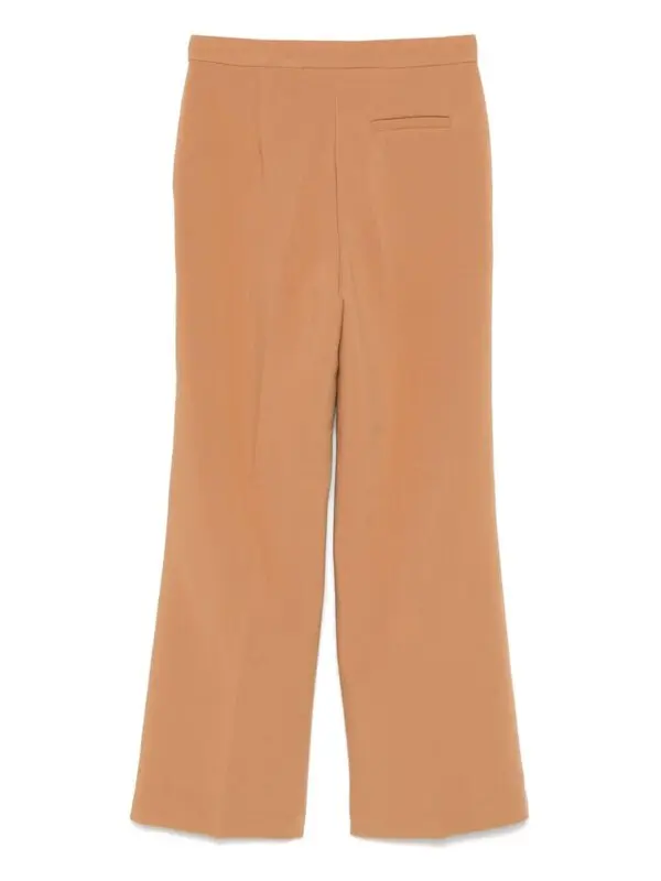 Dkny Wide-leg Trousers - Brown