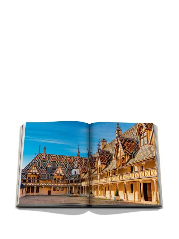Assouline Wine & Travel France Enrico Bernardo Hardcover Book - Orange