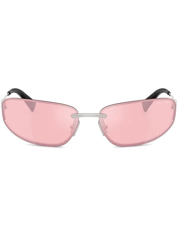 Miu Miu Cat-eye Glasses - Silver