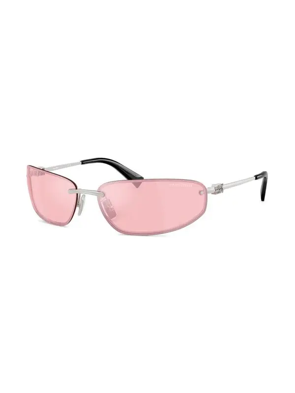 Miu Miu Cat-eye Glasses - Silver