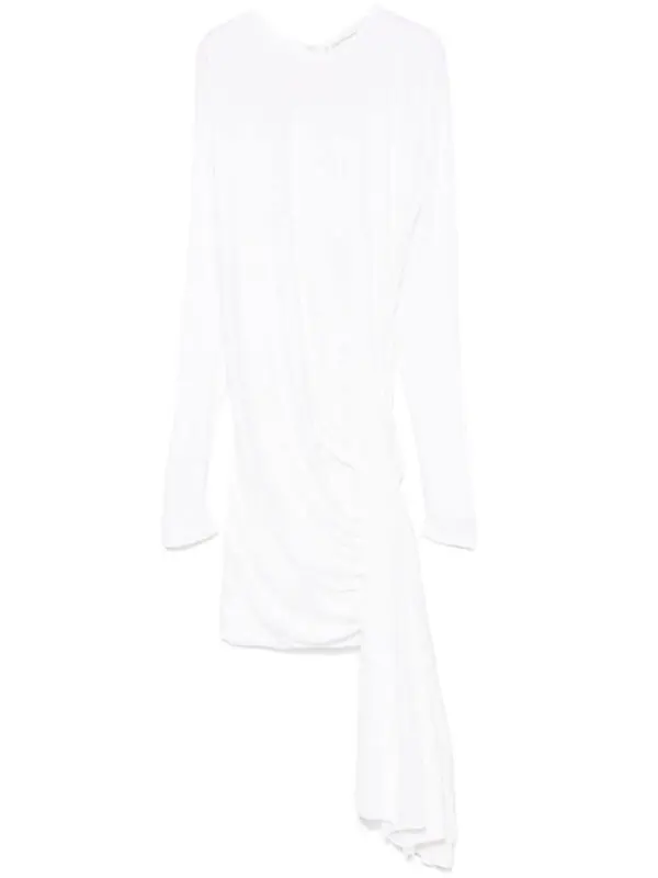 Christopher Esber Draped Detailing Mini Dress - White