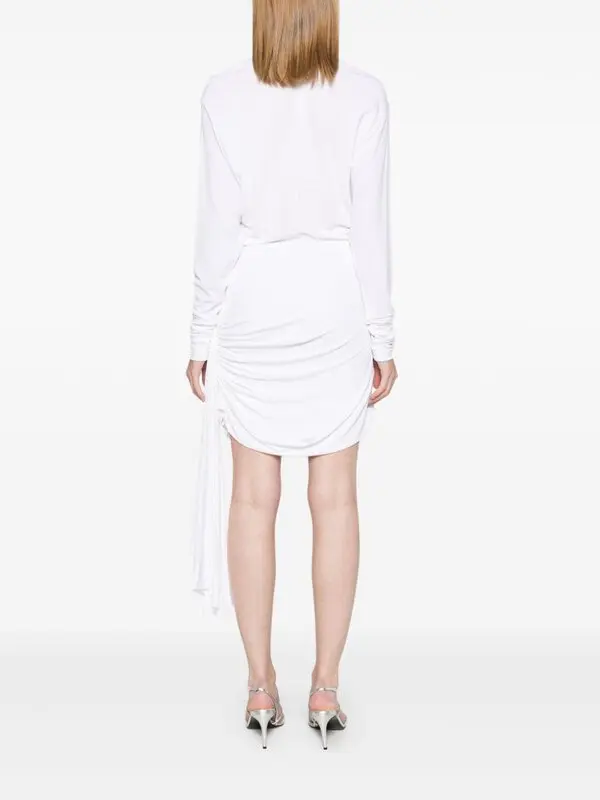 Christopher Esber Draped Detailing Mini Dress