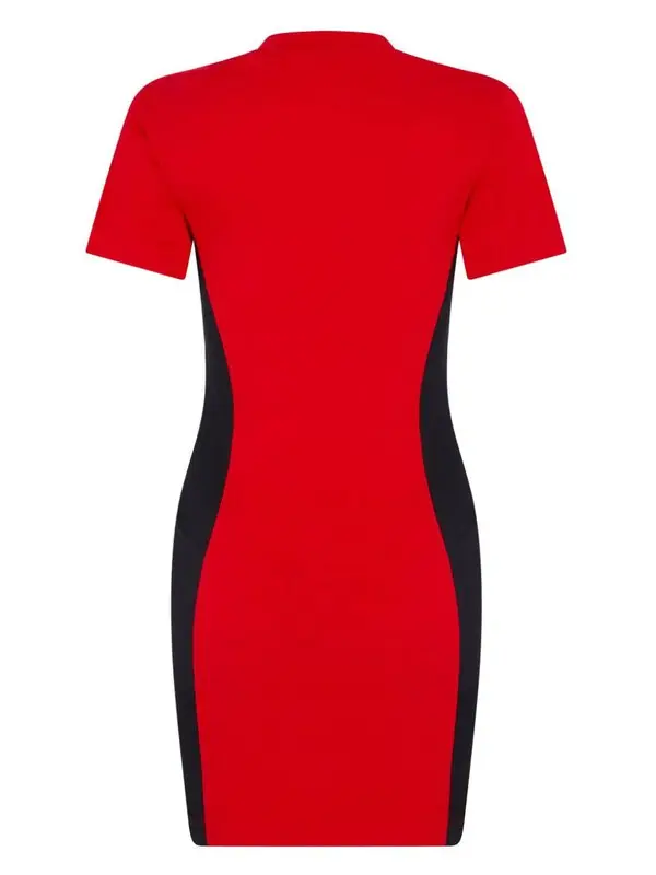 LET'S SWIM Shark Logo Bodycon Dress