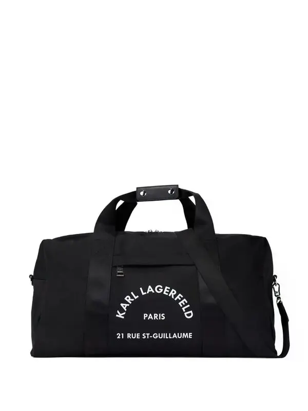 Karl Lagerfeld Rue St-guillaume Weekender Bag - Black