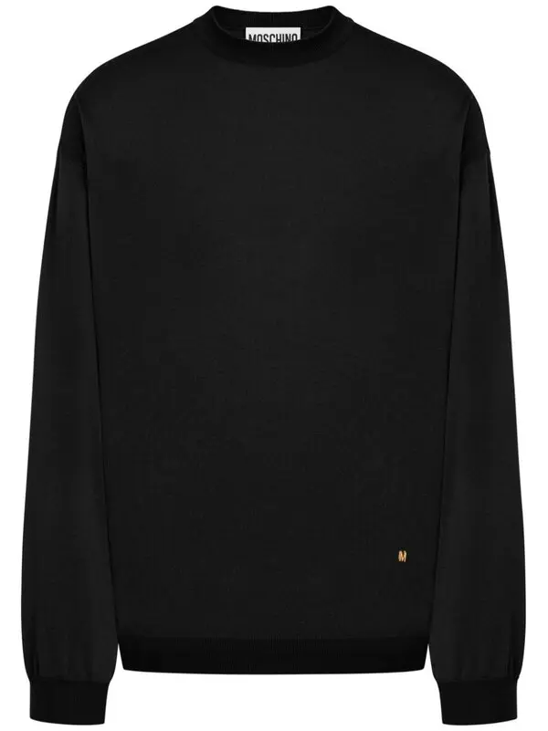 Moschino Crew-neck Sweater - Black