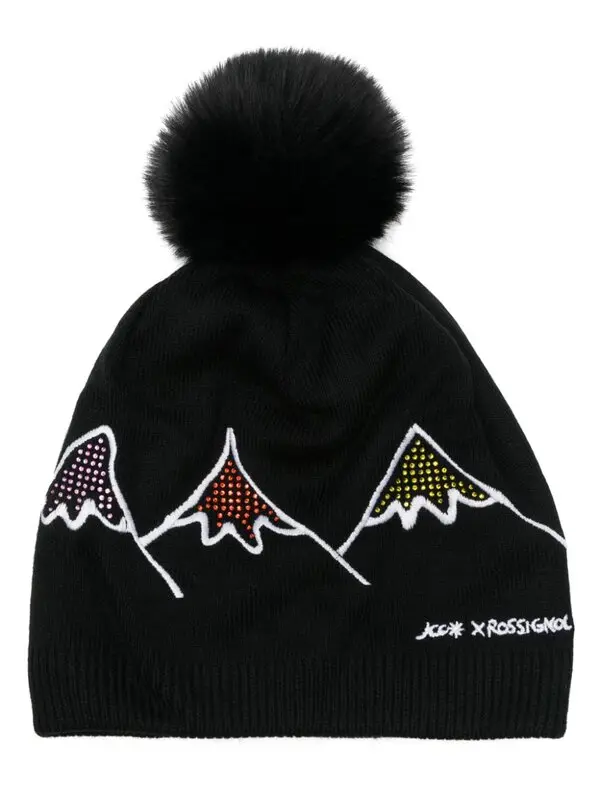 Rossignol X Jcc Crystal-embellished Beanie - Black