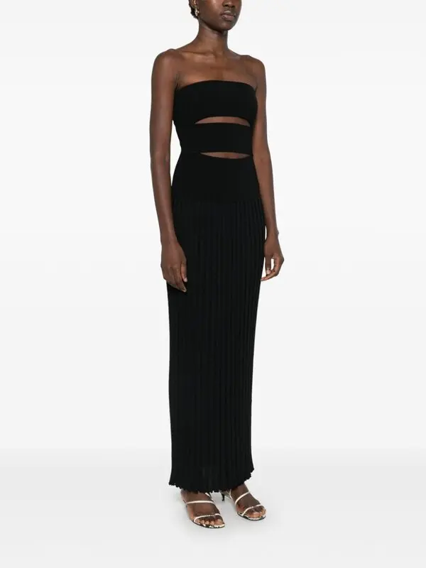 black two piece homecoming dress Two-Piece Black Open-Back Homecoming Dress main image 1