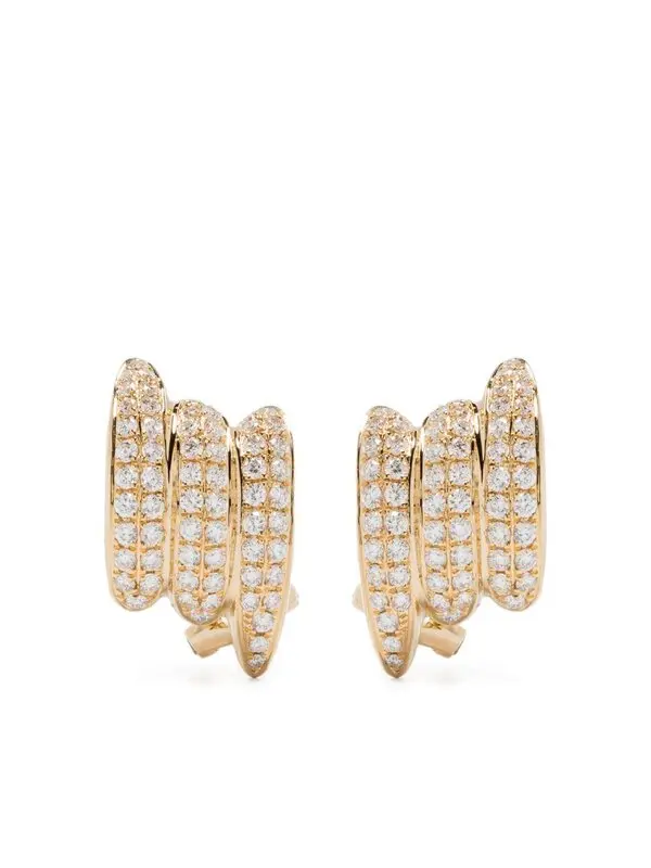 ANITA KO 18k Yellow Diamond Earrings - Gold
