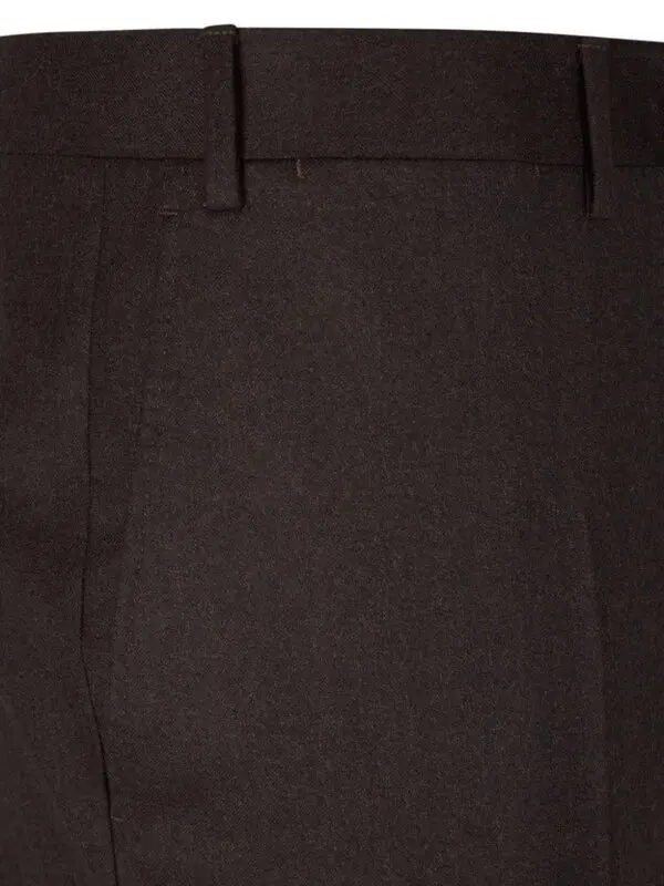 Canali Wool Trousers - Brown