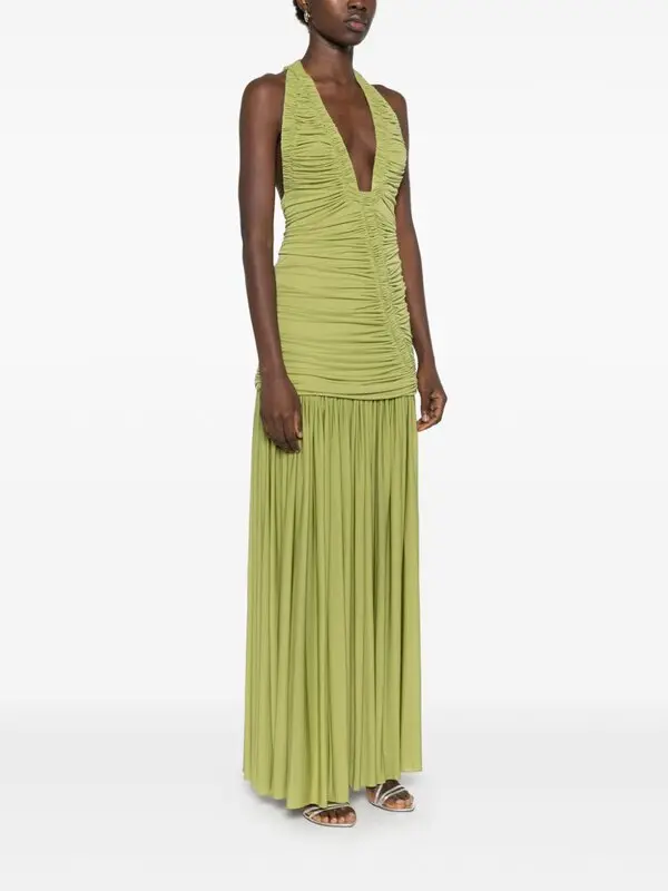 Christopher Esber Orion Maxi Dress - Green