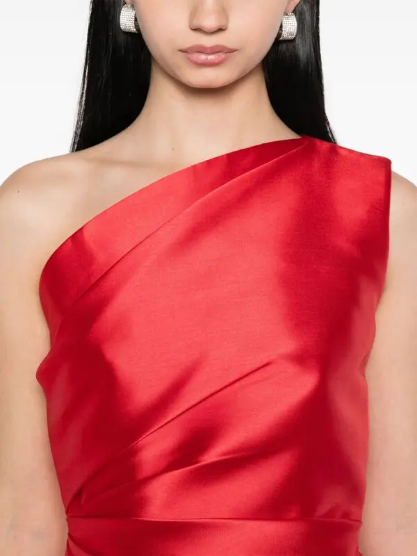 Solace London Nori Mini Dress - Red