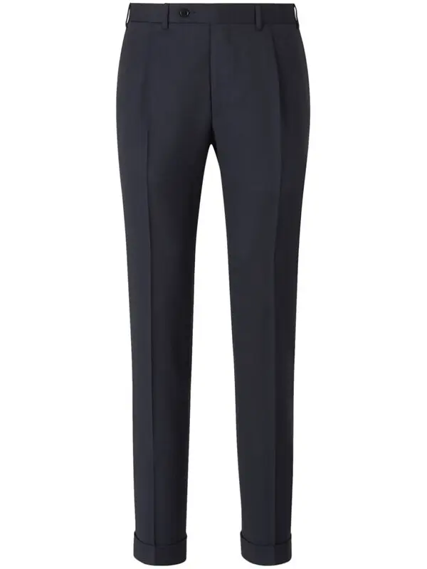 Canali Wool Trousers - Blue