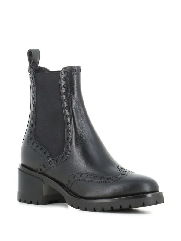 Santoni 45mm Brogue Chelsea Boots