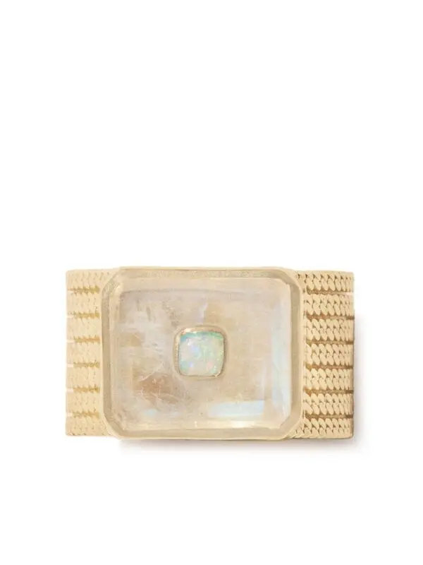 Pascale Monvoisin 9kt Yellow Moonstone Ring - Gold