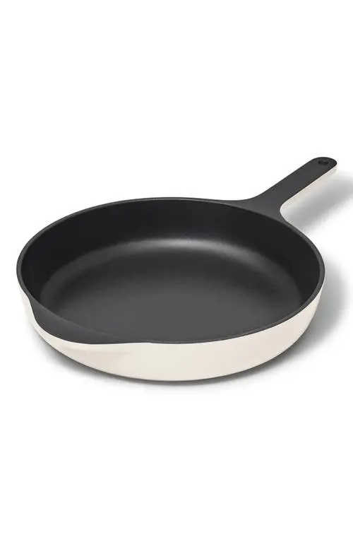 CARAWAY 10.5-inch Enameled Cast Iron Skillet - Cream