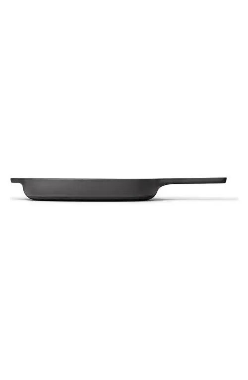CARAWAY 10.5-inch Enameled Cast Iron Grill Pan - Charcoal