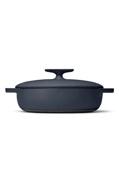 CARAWAY 3.5-quart Braiser With Domed Lid - Midnight Blue