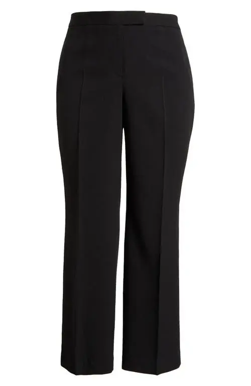 KASPER Tab Front Straight-leg Trousers