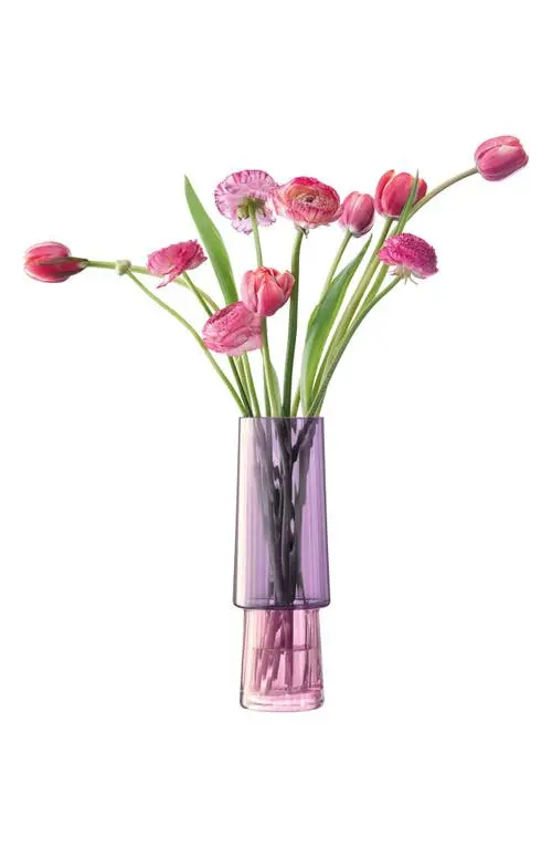 LSA Gems Glass Vase - Pink