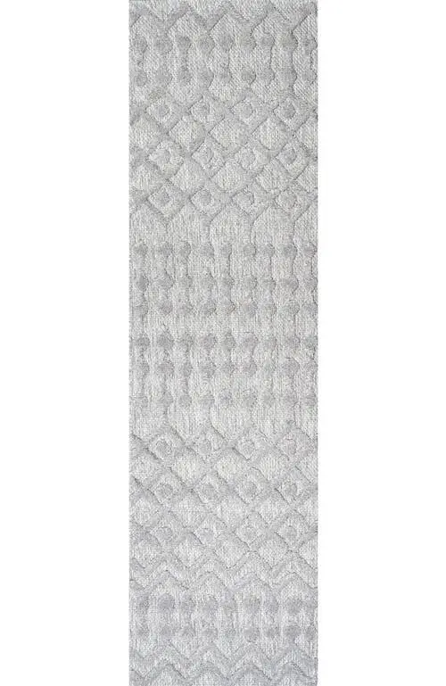 JONATHAN Y Peralta Moroccan Diamond Indoor/outdoor Area Rug - Light Gray