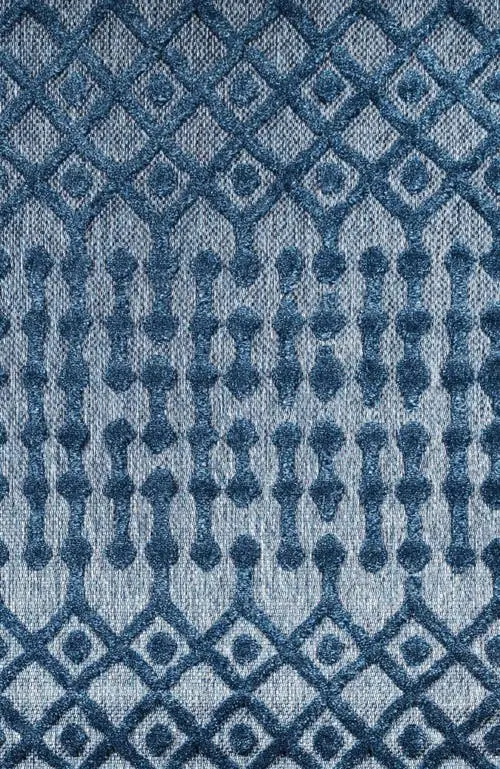 JONATHAN Y Peralta Moroccan Diamond Indoor/outdoor Area Rug - Navy