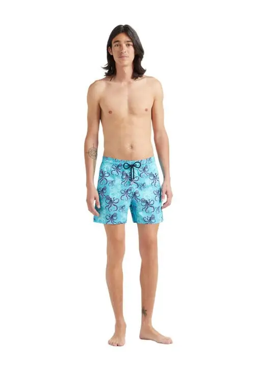 Vilebrequin Poulpes Stretch Swim Shorts - Bora Bora