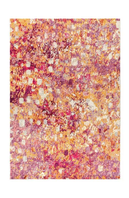 JONATHAN Y Contemporary Pop Modern Abstract Area Rug - Pink/orange