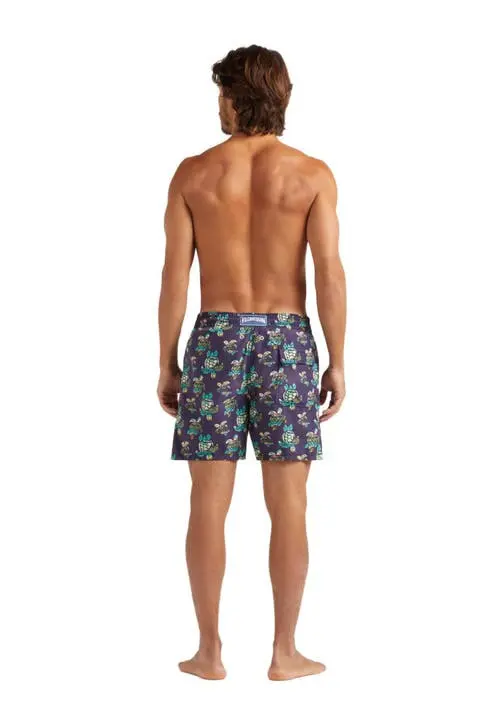 Vilebrequin Printed Swim Trunks - Minuit