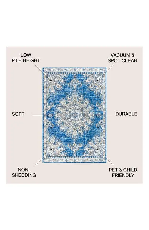 JONATHAN Y Bohemian Flair Boho Vintage Medallion Area Rug