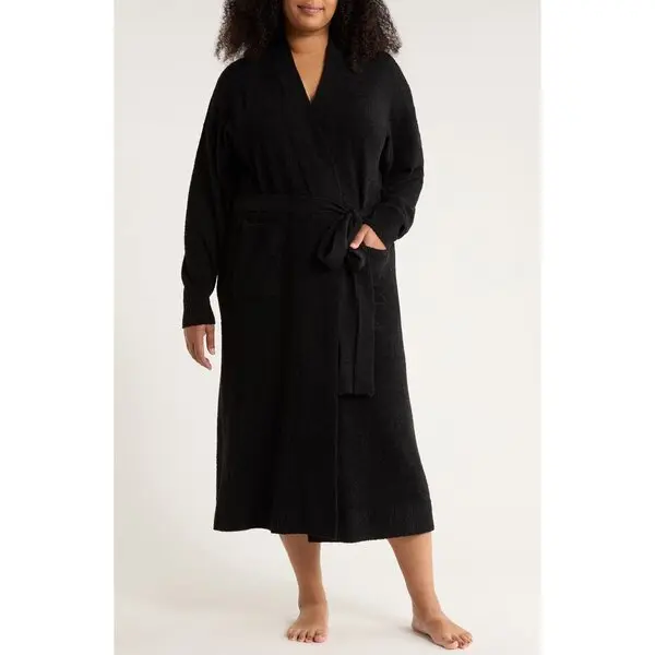 Nordstrom So Soft Robe - Black