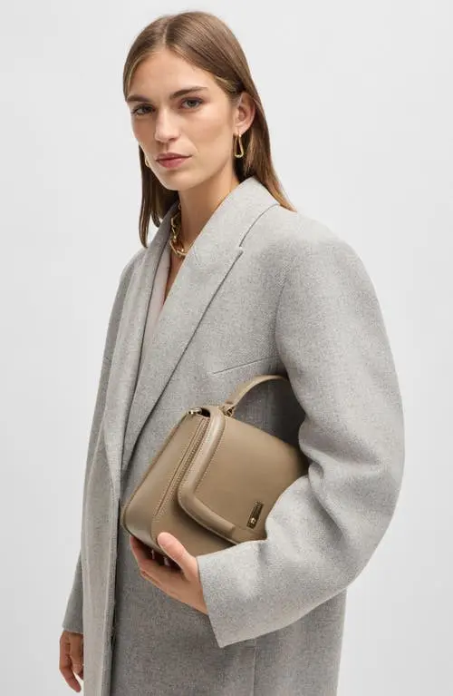 BOSS Hugo Ariell Leather Top Handle Bag