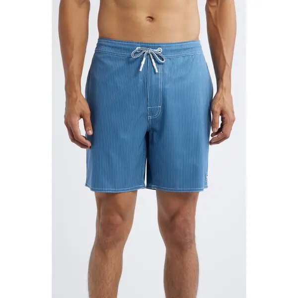 Johnnie-o Low Tide Swim Trunks - Lake