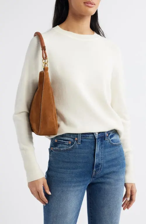 Staud Mel Suede Shoulder Bag - Tan