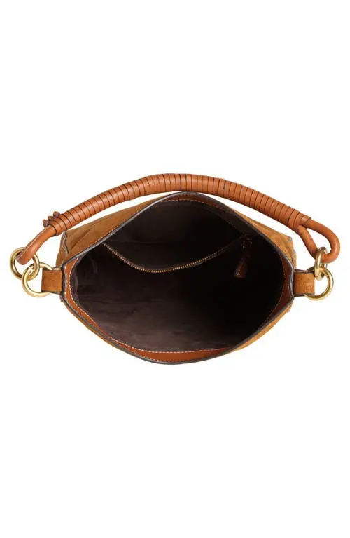 Staud Mel Suede Shoulder Bag - Tan