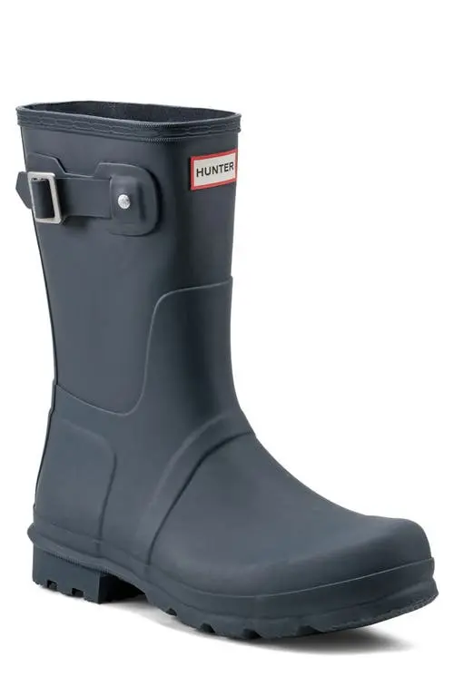 Hunter Waterproof Short Boots - Navy