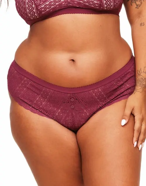 ADORE ME Samanta Cheeky Panties - Dark Red