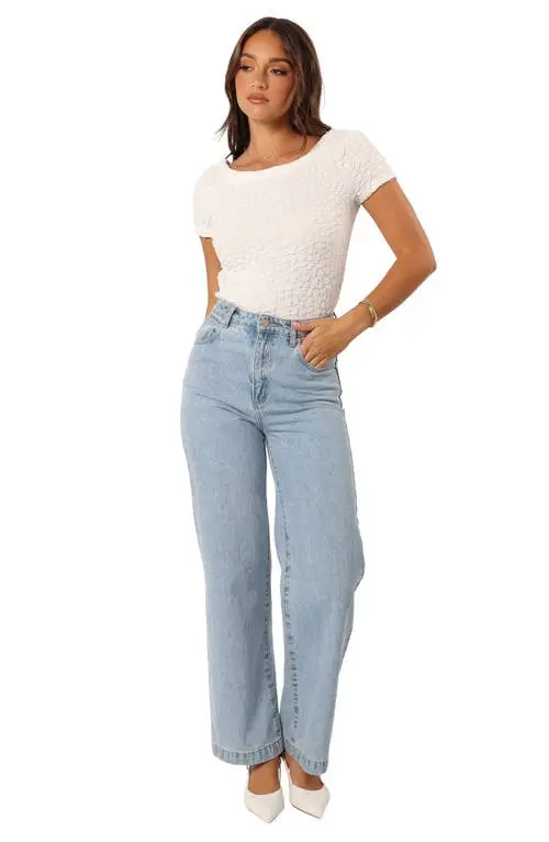 PETAL & PUP Salle Textured Top