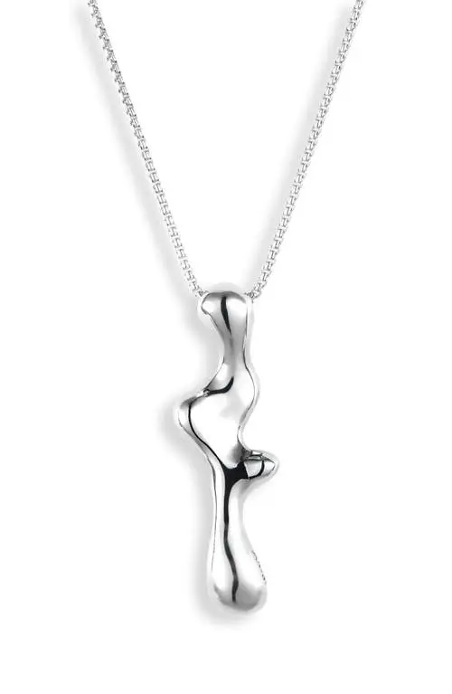 FARIS Seep Pendant Necklace - Silver
