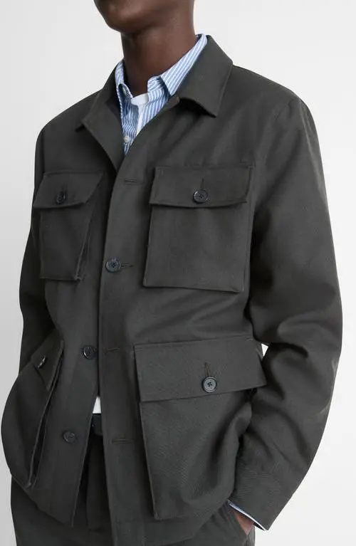 Vince Tropical Wool Field Jacket