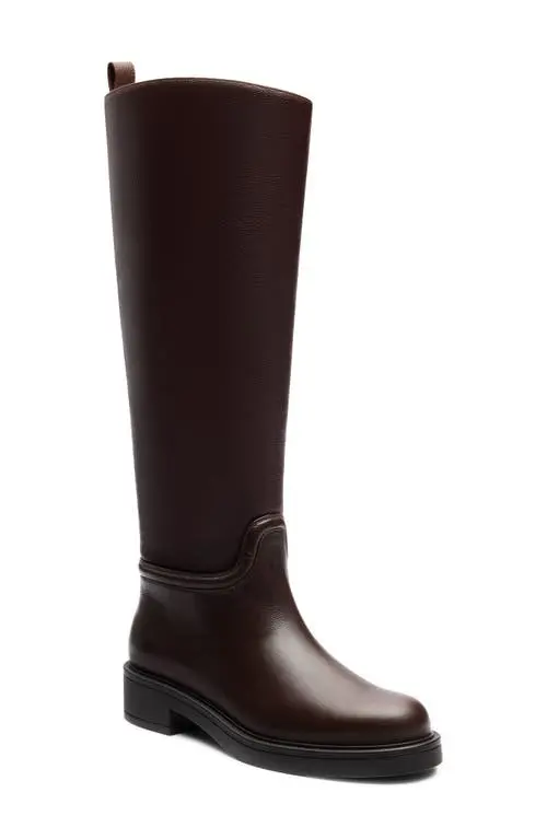 STUART WEITZMAN Celia Riding Boots - Walnut