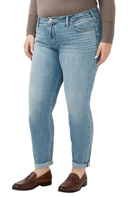 SILVER JEANS CO. Luxe Stretch Boyfriend Jeans