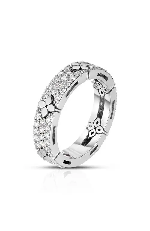 Roberto Coin Love In Verona Diamond Band Ring - White Gold