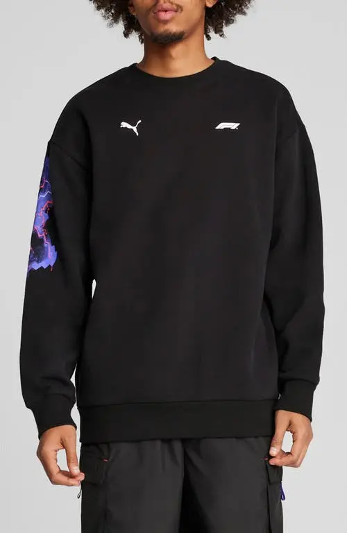 PUMA F1 Neon Energy Long Sleeve Graphic T-shirt - Puma Black