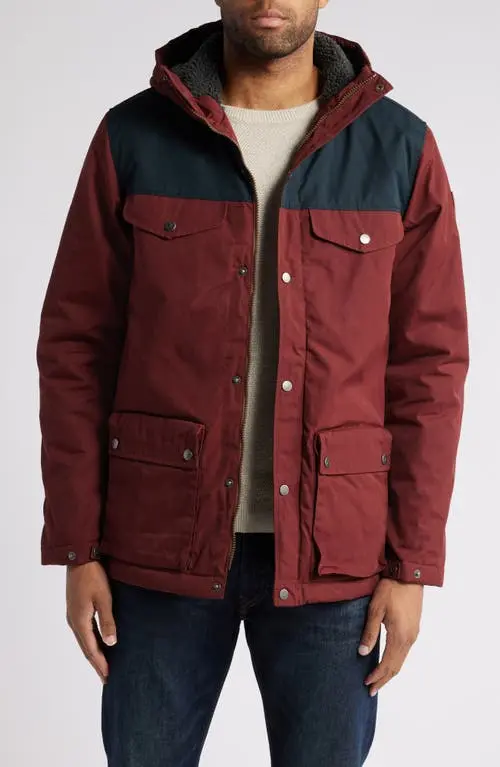 Fjallraven Greenland Winter Jacket - Maroon-dark Navy