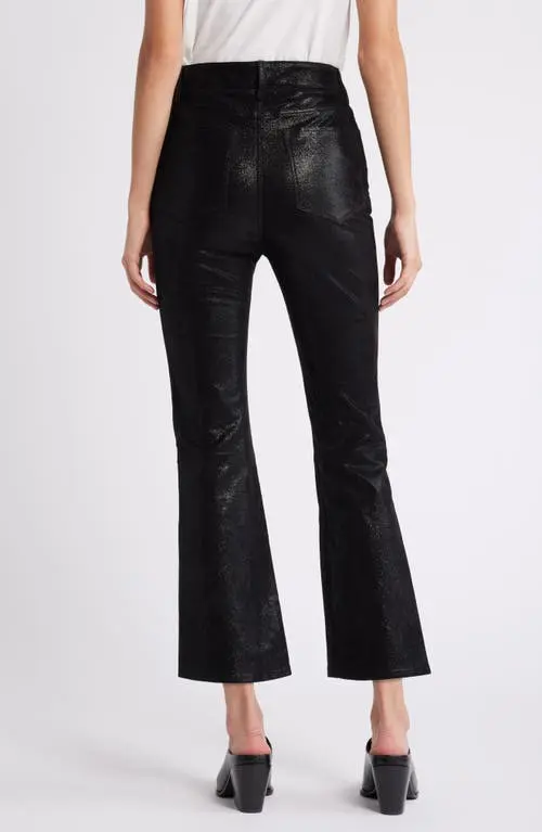 FRAME Le Crop Mini Bootcut Suede Pants