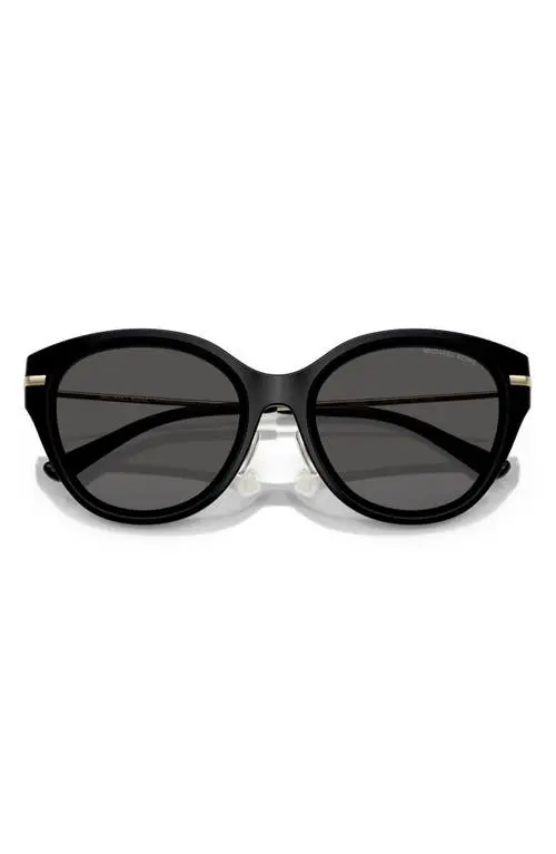 Michael Kors 59mm Round Frame Sunglasses - Black