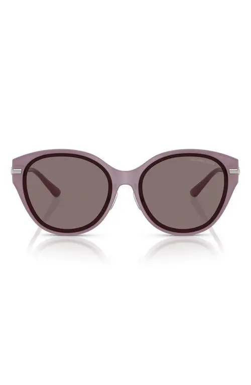 Michael Kors 59mm Round Frame Sunglasses - Violet