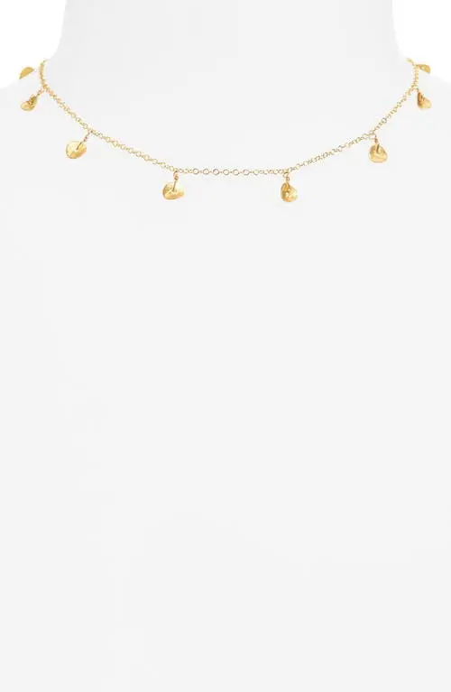 KIARA BY KI-ELE Kiara Conrad Audrey Disc Charm Choker Necklace