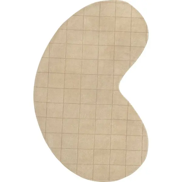 JONATHAN Y Bean Modern Plaid Grid Handwoven Wool Area Rug - Beige/light Brown